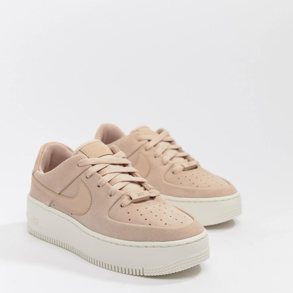 Nike | Shoes | Nike Af Pink Suede Platform | Poshmark